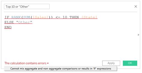 How To Show Top 10 And Other In Tableau — Onenumber
