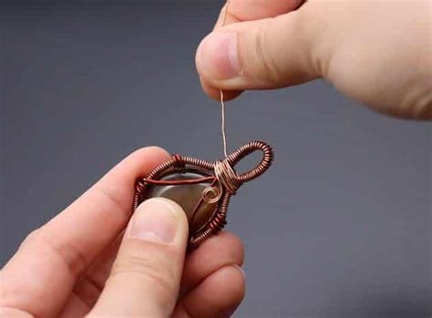 Wire Wrapping Simple Pendant Cabochon Tutorial Page 8 Of 8 Studio