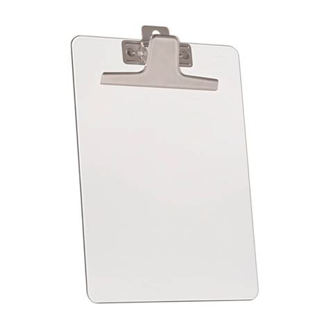PRANCHETA ACRILICO 1 2 OFICIO PRENDEDOR METAL CRISTAL 920 3 ACRIMET