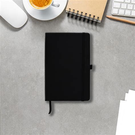 Libreta De Notas Dover Color Negro Raya De 160 Pág Du Papier México