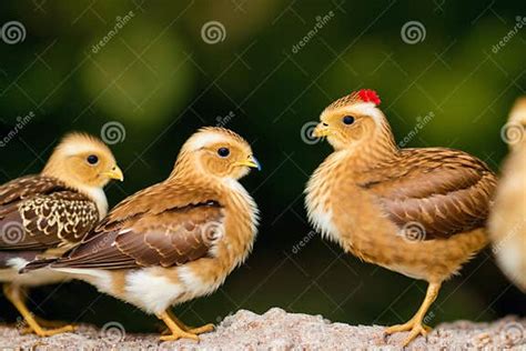 La Gallina Con Las Pollitas Gallina Vida En El Henhouse Ai Generativo Stock De Ilustración