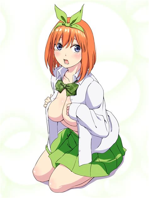 Rule 34 Absurdres Bangs Blue Eyes Blush Bow Breasts Cleavage Female