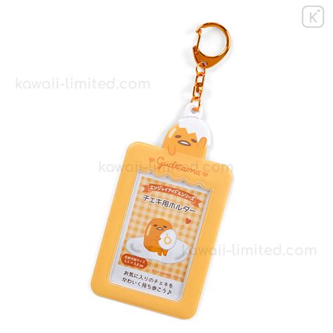Japan Sanrio Original Cheki Holder Gudetama Enjoy Idol Kawaii Limited