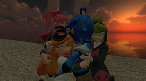Meggy Tari Cries And Hugs And Saiko Melony Hugs By Deadpoolryan2021