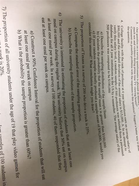 Solved One Question On A Survey Questionnaire Is Phrased As Chegg Com