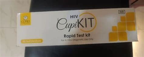Cupid Hiv Rapid Test Kit Number Of Reactions Preps Kit 50 Kits At