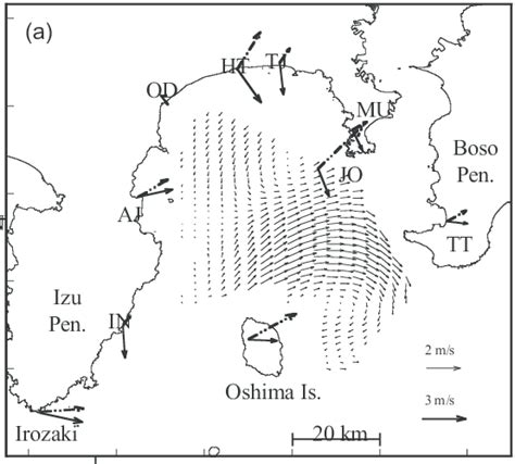 A Hf Radar Derived Mean Surface Current For December 15 2000 To