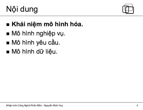 Pdf Công Nghệ Phần Mềm Đh Khoa Học Tự Nhiên Hcm Ths Nguyễn Minh