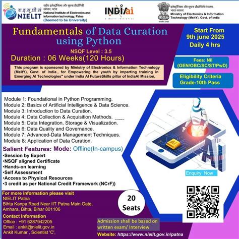 Nielit Patna Registrations Open For Online Certificate Course In Android App Development