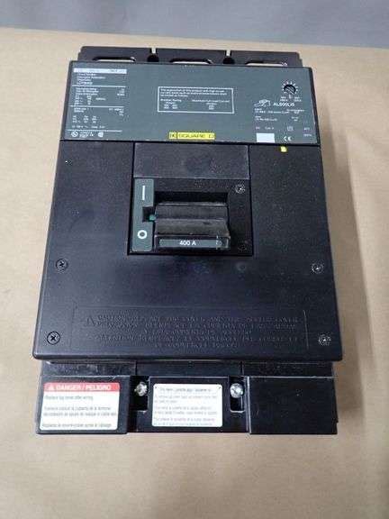 Square D 400a Circuit Breaker Yellow Tag Auctions