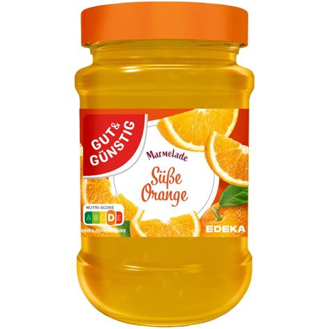 Gutandgünstig Marmelade Süße Orange 450g Glas