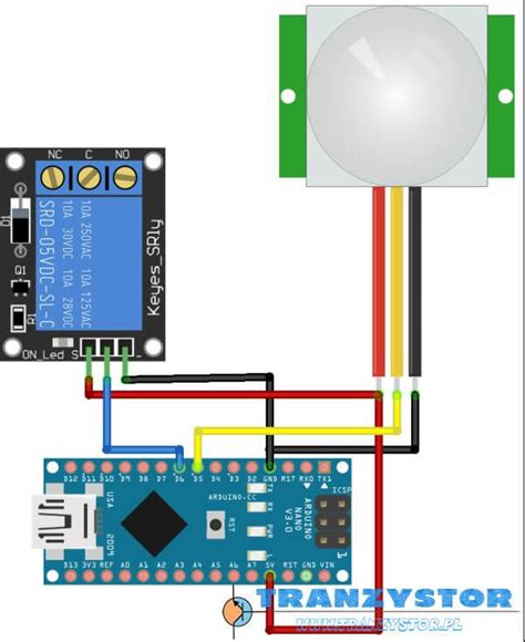 Arduino Czujnik Ruchu Pir Tranzystorpl Vortal Elektroniczny