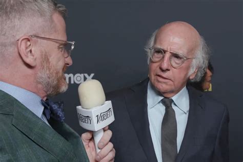 Safe To Say Larry David Was Not Feeling This Red Carpet Interview