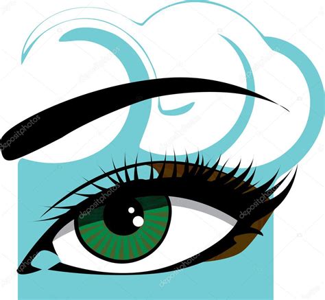 Woman Eye Illustration — Stock Vector © Aroas 9003638