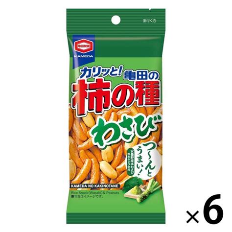카메다 카메다의 감씨과자 카키노타네 카키피 고추냉이 68g Lt퍼스널 Gt 1세트6 포 재팬스토어 일본약 의약품