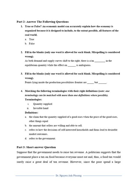 Exercise P2 Pdf Taxes Government Finances
