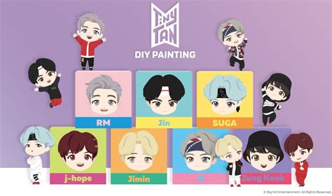 Btsのキャラクターtinytanとは？読み方や誰が誰か等を詳しく解説