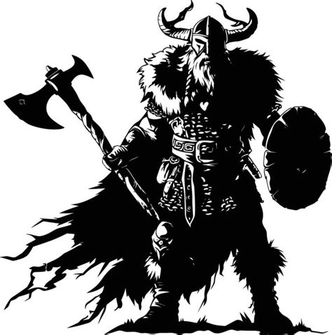Viking Silhouette Vector Art Icons And Graphics For Free Download