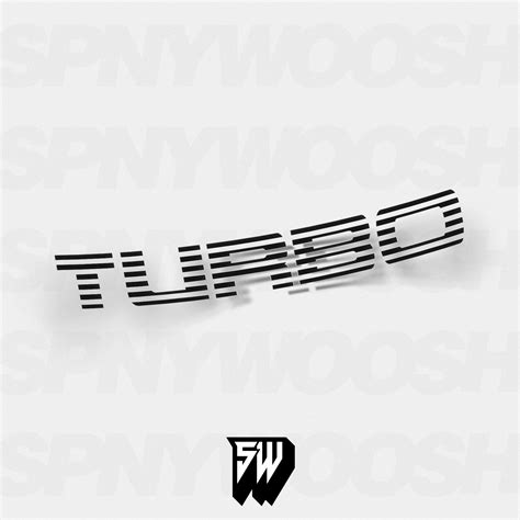 Retro 80s Bars Turbo Door Decals Spinnywhoosh Graphics