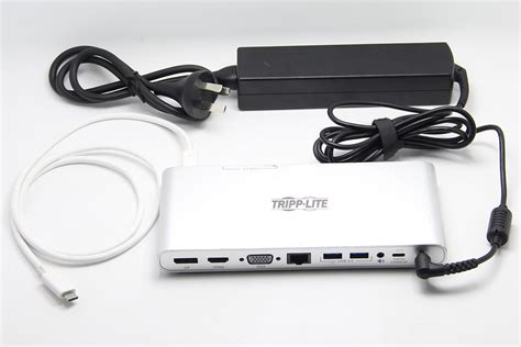 Tripplite U442 Dock4 S 雷电3 Type C反向pd充电扩展坞外接4k Mac Thinkpad Dell Hp