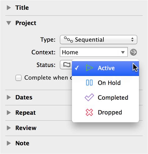 Omnifocus 2 For Mac User Manual Projects