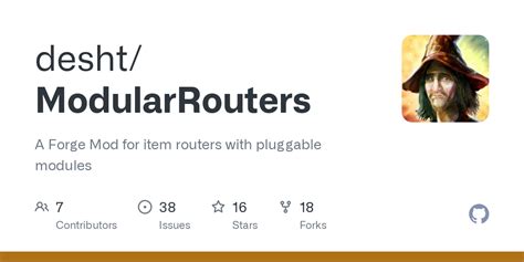 Github Desht Modularrouters A Forge Mod For Item Routers With Pluggable Modules