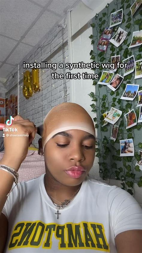 Installing A Synthetic Wig U Part Wigs Men S Wigs Wigs