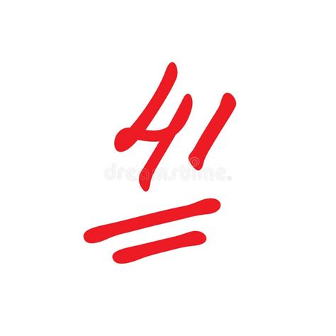 41 Points Test Score Bad Exam Results Illustration Vector Stock