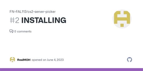 Installing · Issue 2 · Fn Fal113cs2 Server Picker · Github