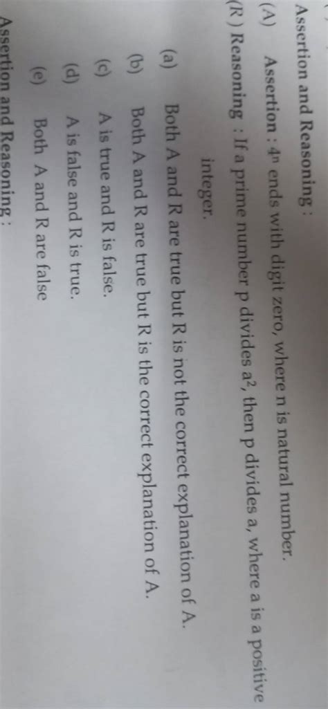 r reasoning if a prime number p divides a2 then p divides a where