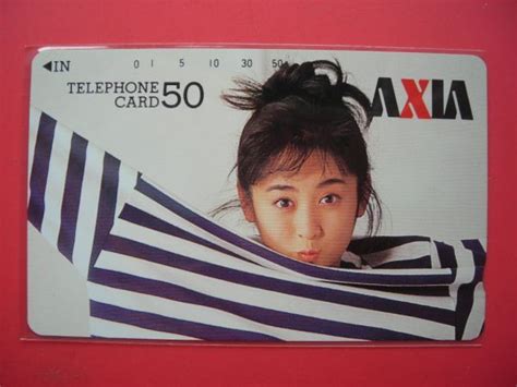 Yahooオークション 斉藤由貴 アクシア Axia ホワイト加刷 未使用テ