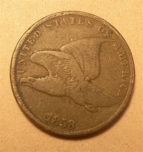 1858 Flying Eagle Penny Small Letters Lot Elfe For Sale Buy Now