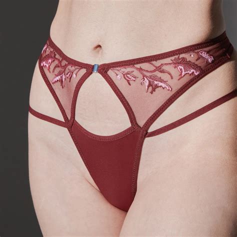 Cirsi Burgundy Thong Xs Sallys Toy Premium Hong Kong Sex Shop