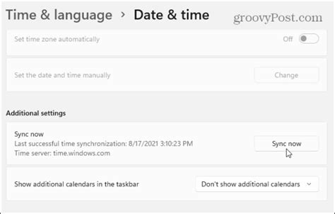 How To Change The Time And Date On Windows 11