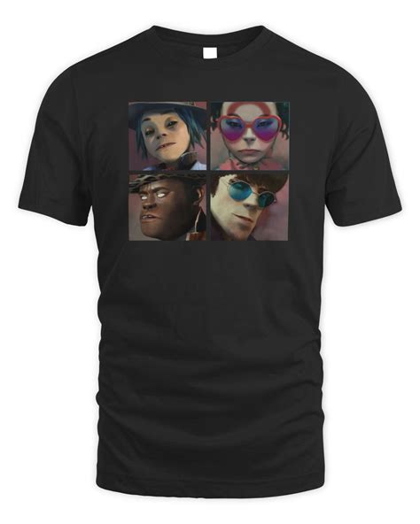 Gorillaz Merch Gorillaz Humanz T Shirt Vecge