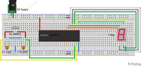 Microcontroller 8051 : Interfacing Seven Segment Display with Microcontroller AT89S52 ...