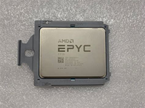Amd Epyc 7713 2 0ghz Socket Sp3 64 Core Processor 100 000000344 Ebay