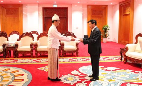 President Welcomes Four New Ambassadors To Laos Laotian Times