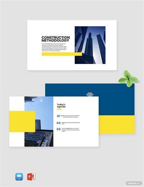 Construction Methodology Presentation Template Apple Keynote PowerPoint Template Net