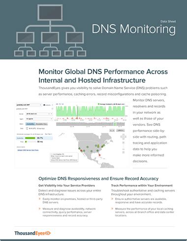DNS Monitoring Overview Data Sheet ThousandEyes