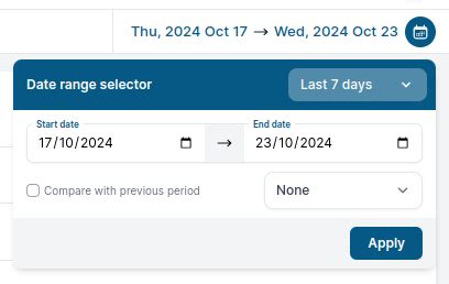 Date Picker Publytics