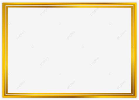 golden horizontal rectangular frame frames a4 size rectangular png
