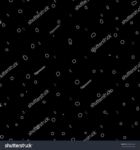 Vector Monochrome Texture Seamless Pattern Hand Stock Vector Royalty