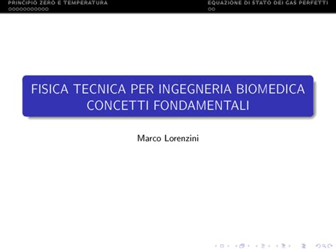 Slide Fisica Tecnica Docsity