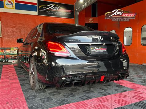 C CLASS W C C C C C Rear Diffuser Brabus Black Rexsupersport Specializes In