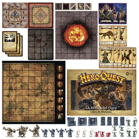 Juego De Mesa Heroquest La Horda Del Ogro Pack De Misión Avalon Hill