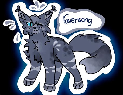 My New Warrior Cats Oc Ravensong By Pepinomelon12 On Deviantart