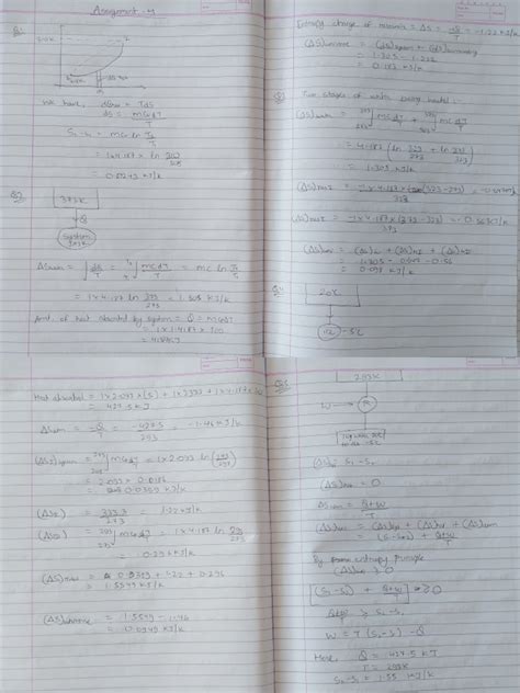 Thermodynamics Assignment Pdf