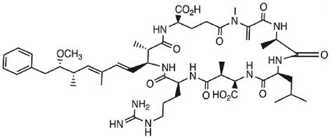 Structure Of Microcystin Leucine Arginine Mc Lr Download Scientific Diagram