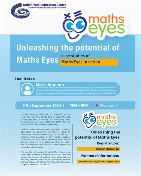 Webinars Have You Got Maths Eyes